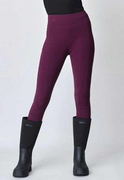 Сompression Pull-On Riding Breeches Burgundy – Urbanheer