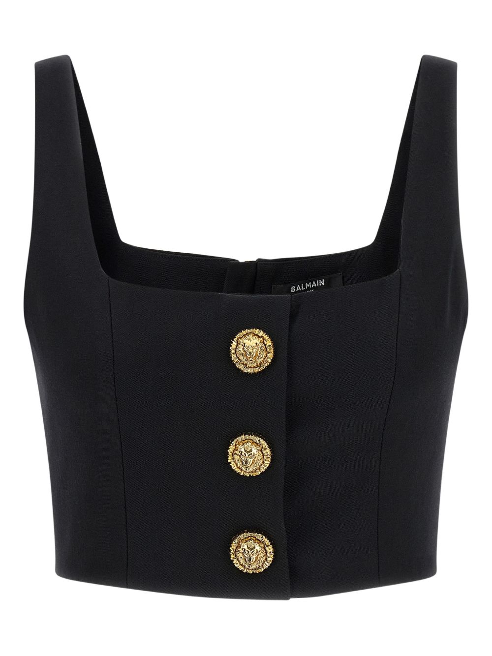 Balmain Top Black from Balmain exclusive at Urbanheer.