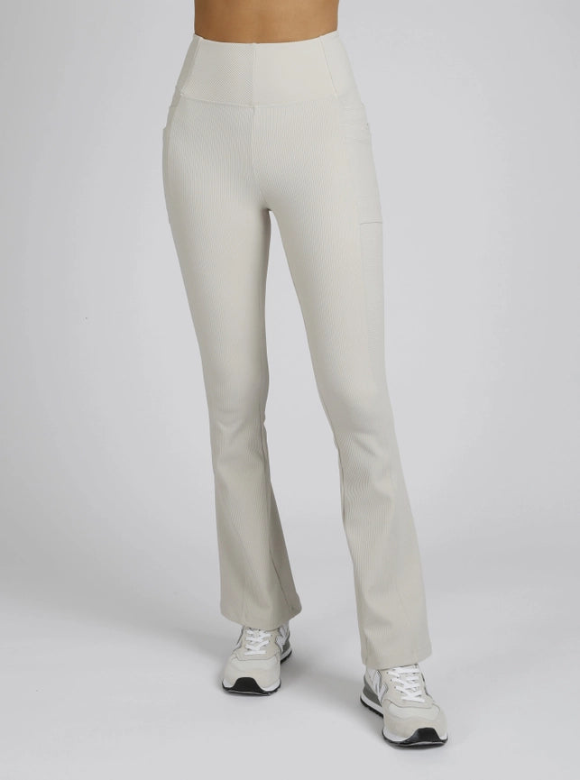 Directional Rib Bootcut Gold Trims from Blanc Noir exclusive at – Urbanheer