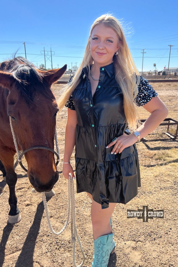 Juniper Dress from Rowdy Crowd Clothing exclusive at Urbanheer.