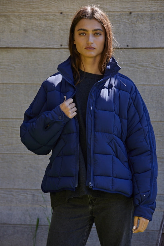 Let's Off-Road Jacket Navy from By Together exclusive at Urbanheer.