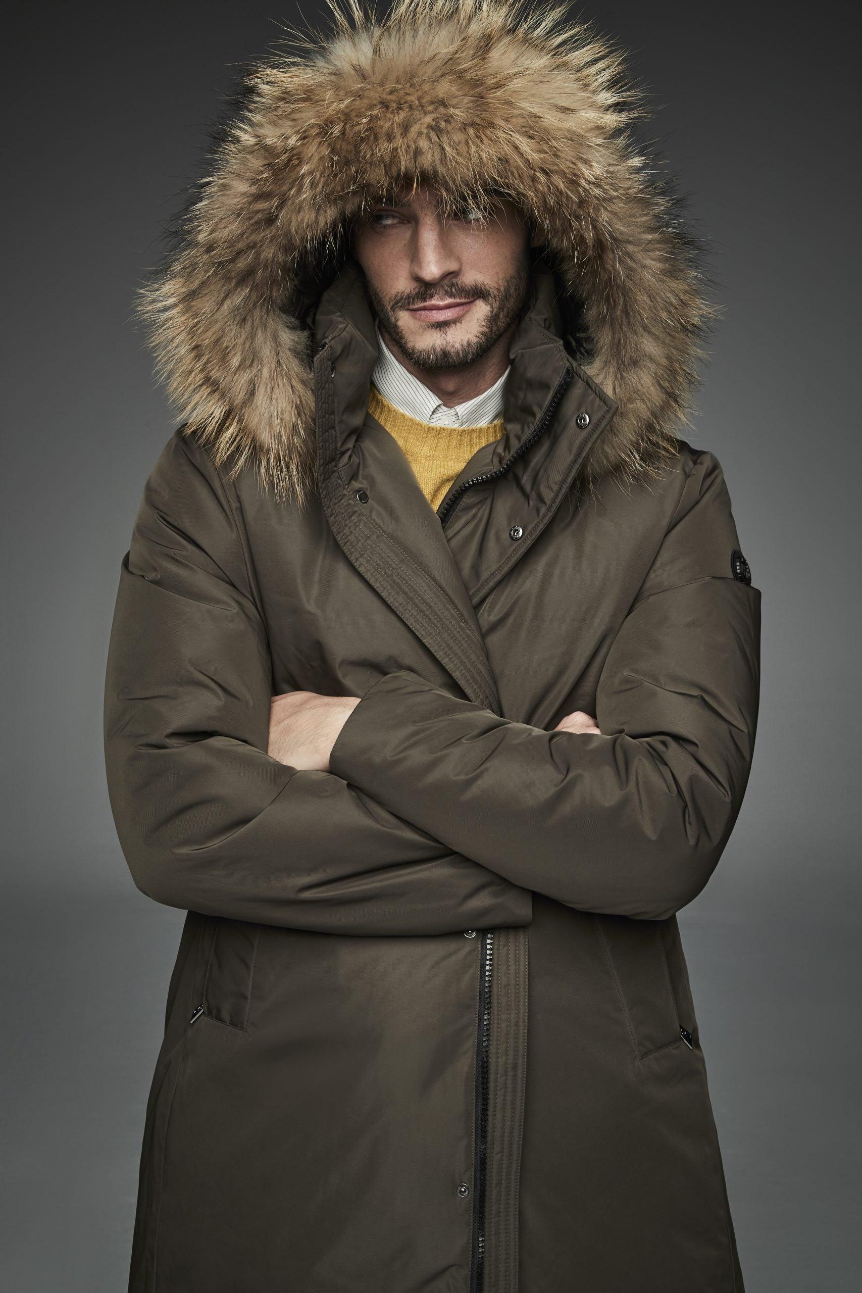 Long parka NEVADA MAN-F Khaki from Henry Arroway exclusive at – Urbanheer