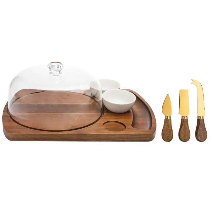 Seven Piece Cheese Board Set from Godinger exclusive at Urbanheer.