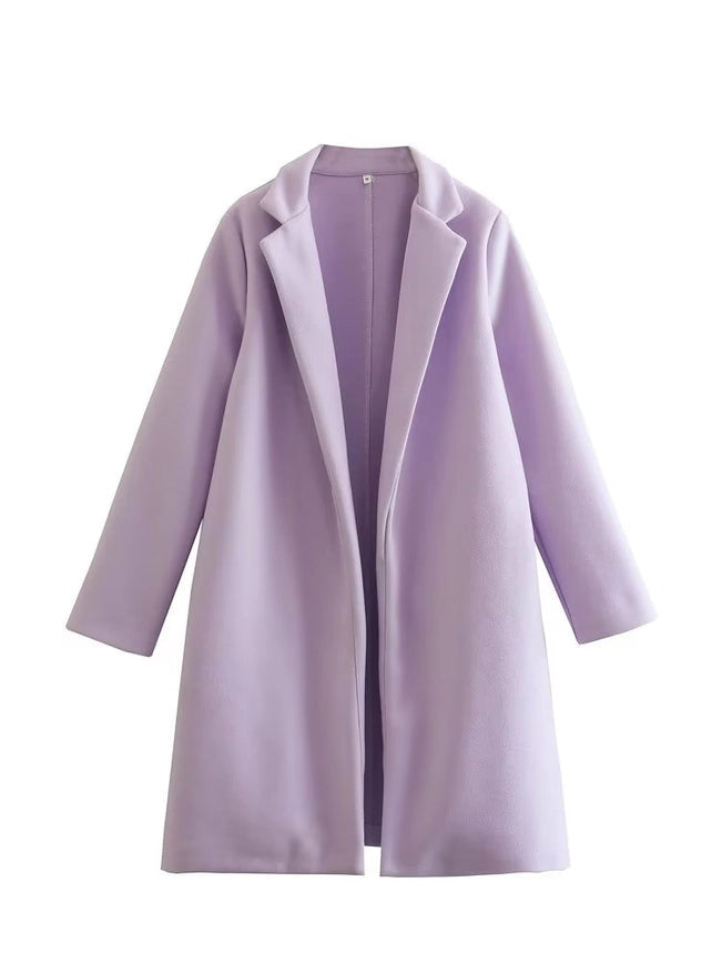 The Famous Zara Coat Solid Woolen Coats White Label from Blak Wardrob ...