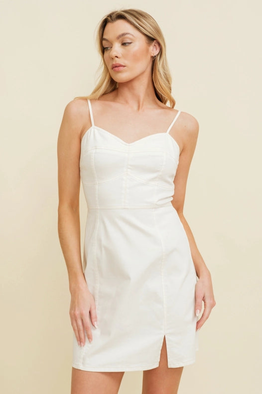 Zipper Back Mini Dress from Cloud Ten exclusive at Urbanheer.